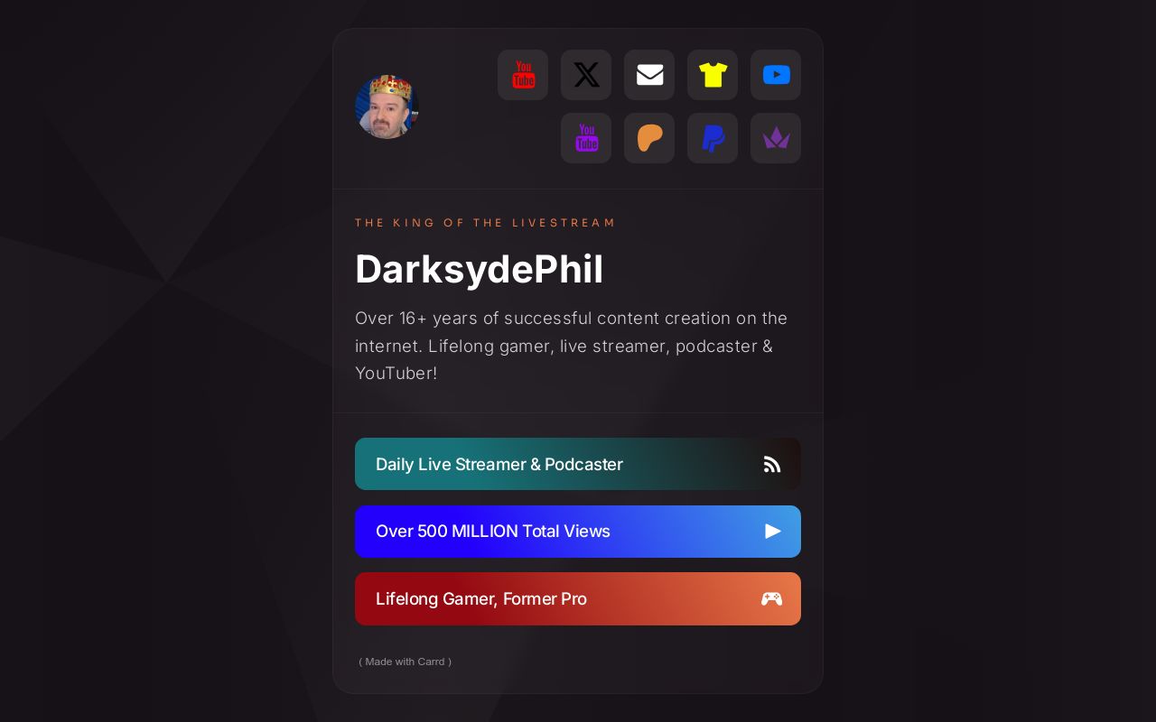 DarksydePhil's Links and Info